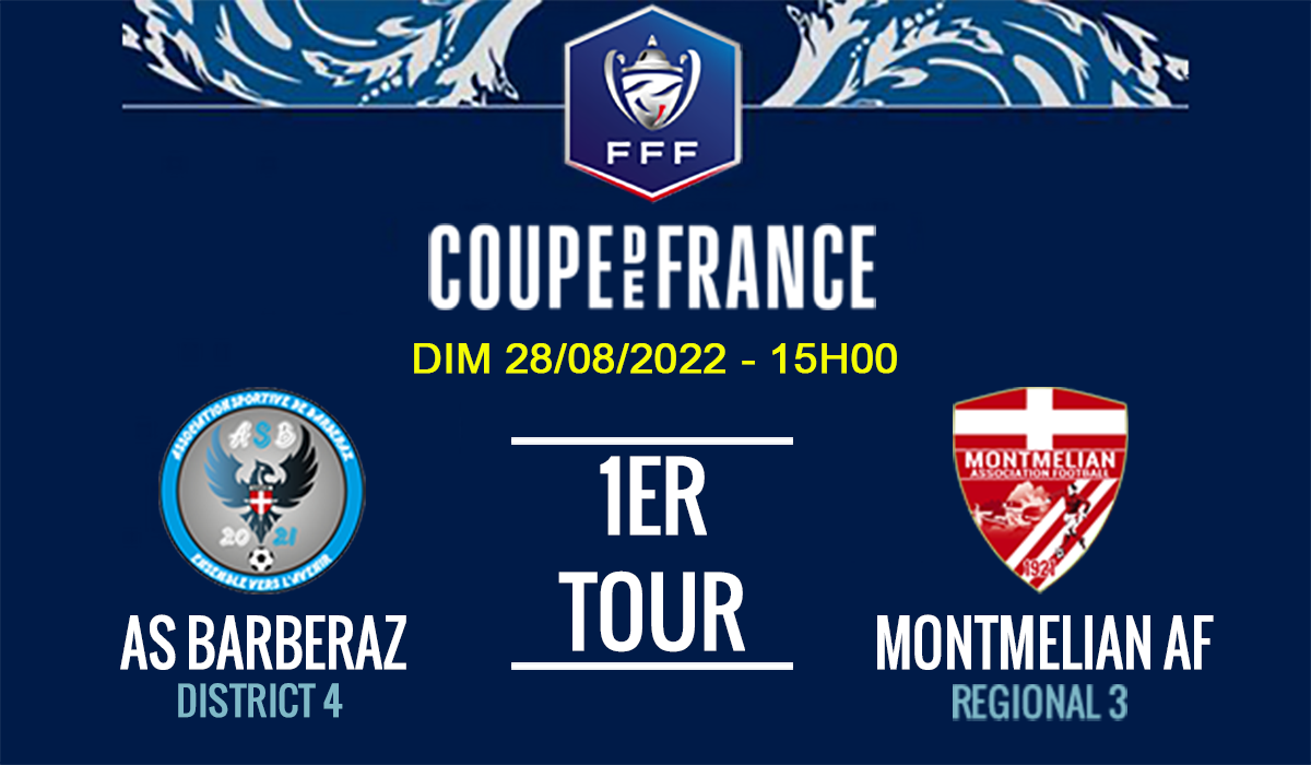 Tirage 1er Tour Coupe de France 2022-2023 - Montmélian AF