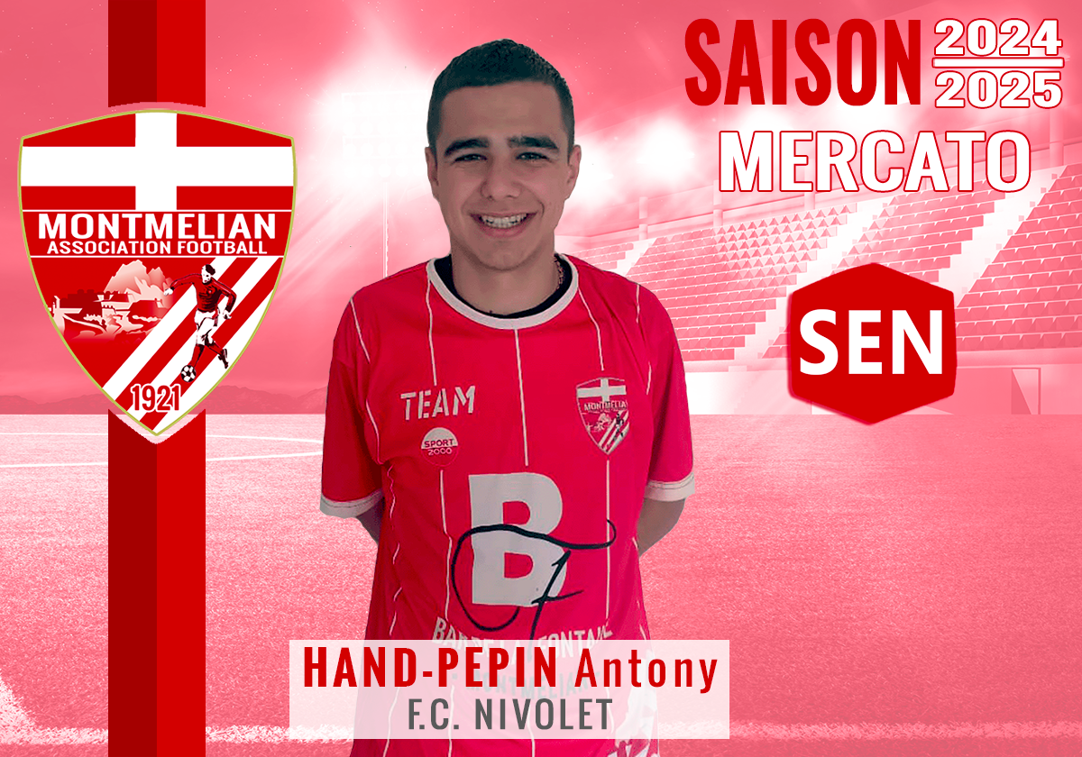 SEN - Antony HAND-PEPIN de retour au MAF - Montmélian AF